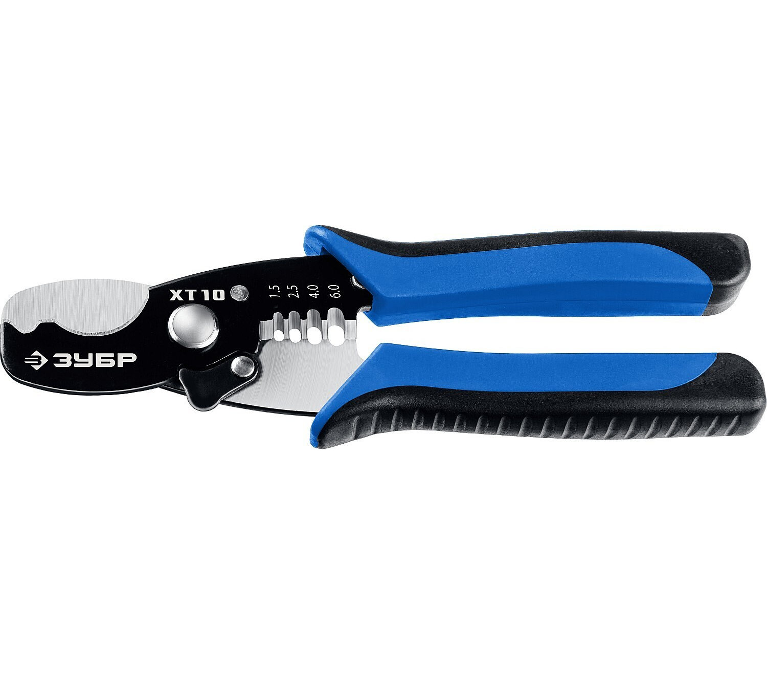 ЗУБР ХТ-10, 2 в 1, кабельные ножницы, Профессионал (22640)