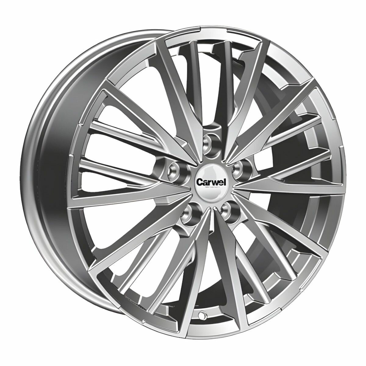 Литой колесный диск Carwel Агма 1719 7R17 5*110 ET46 d63,3 Алмаз серый AST