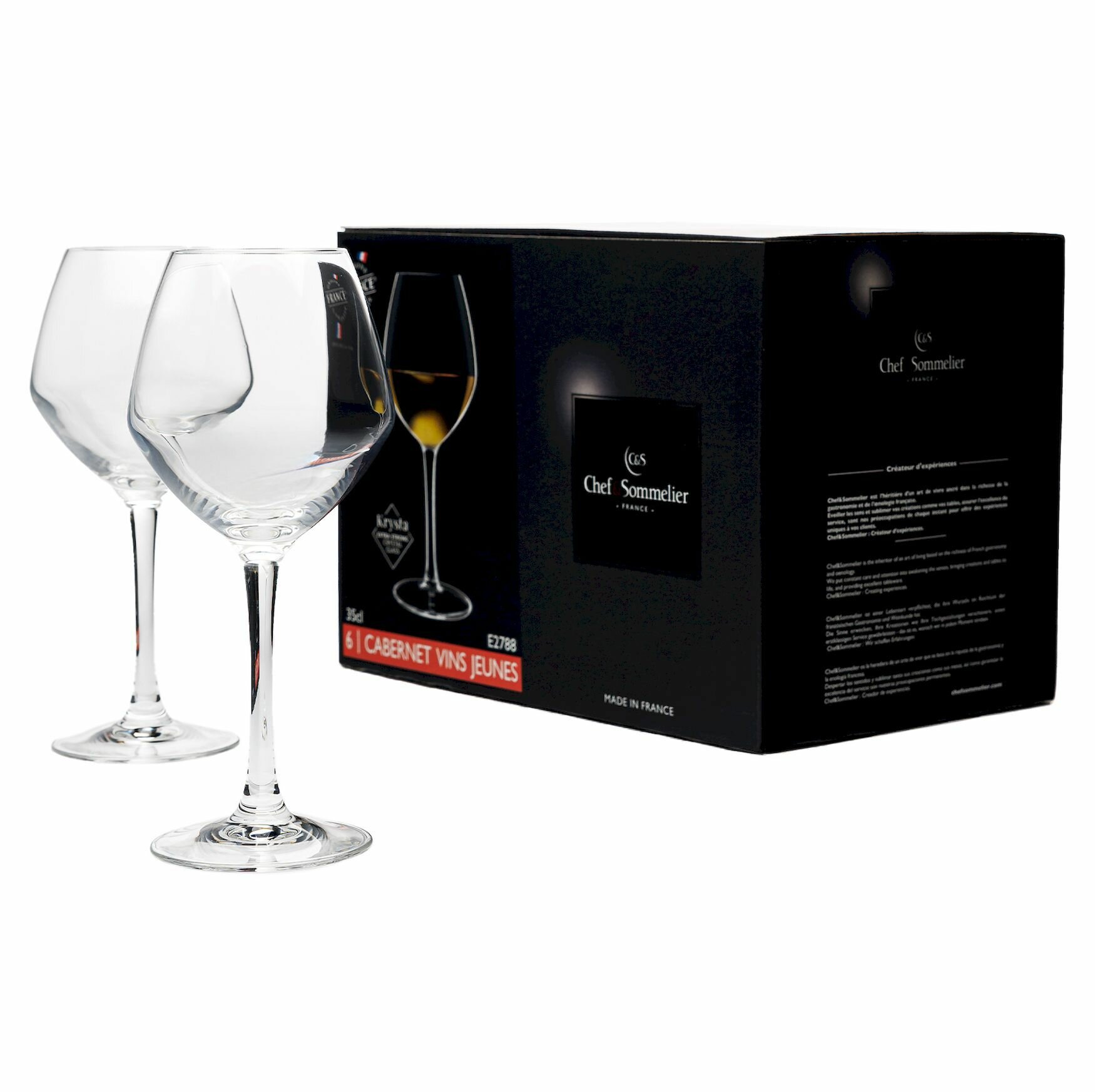 Бокал для вина Chef&Sommelier Cabernet Vins Jeunes 350 мл. / 6 шт.