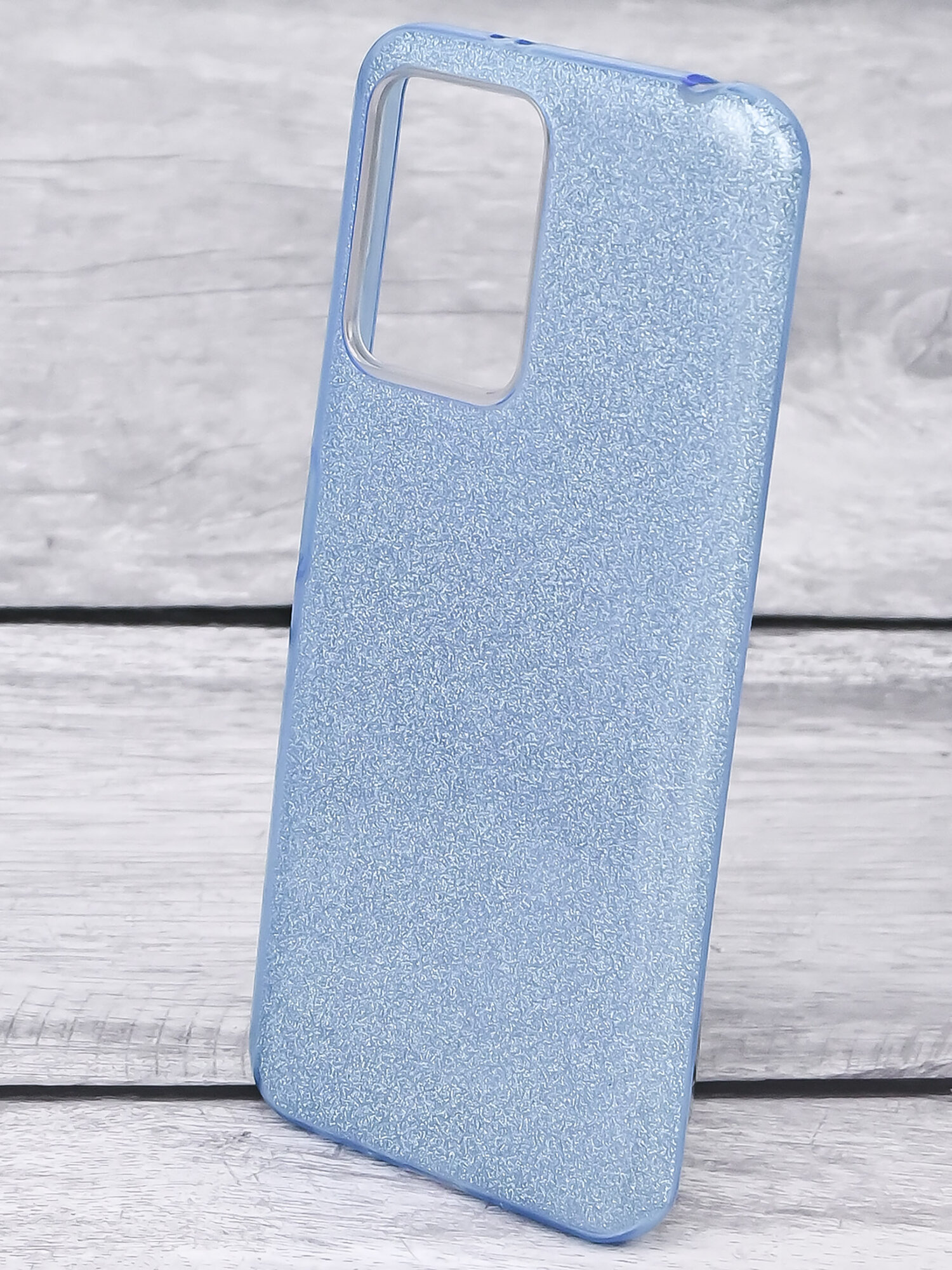 Силиконовый чехол бампер на смартфон Xiaomi Redmi Note 12 5G переливающийся с блестками, защитная блестящая накладка для телефона Ксаоми редми нот 12