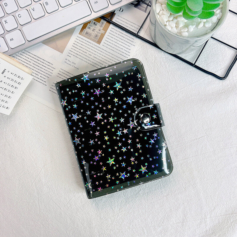 Записная книжка "Gypsophila", A7, прозрачная, с отрывными листами, ПВХ, 3 отверстия