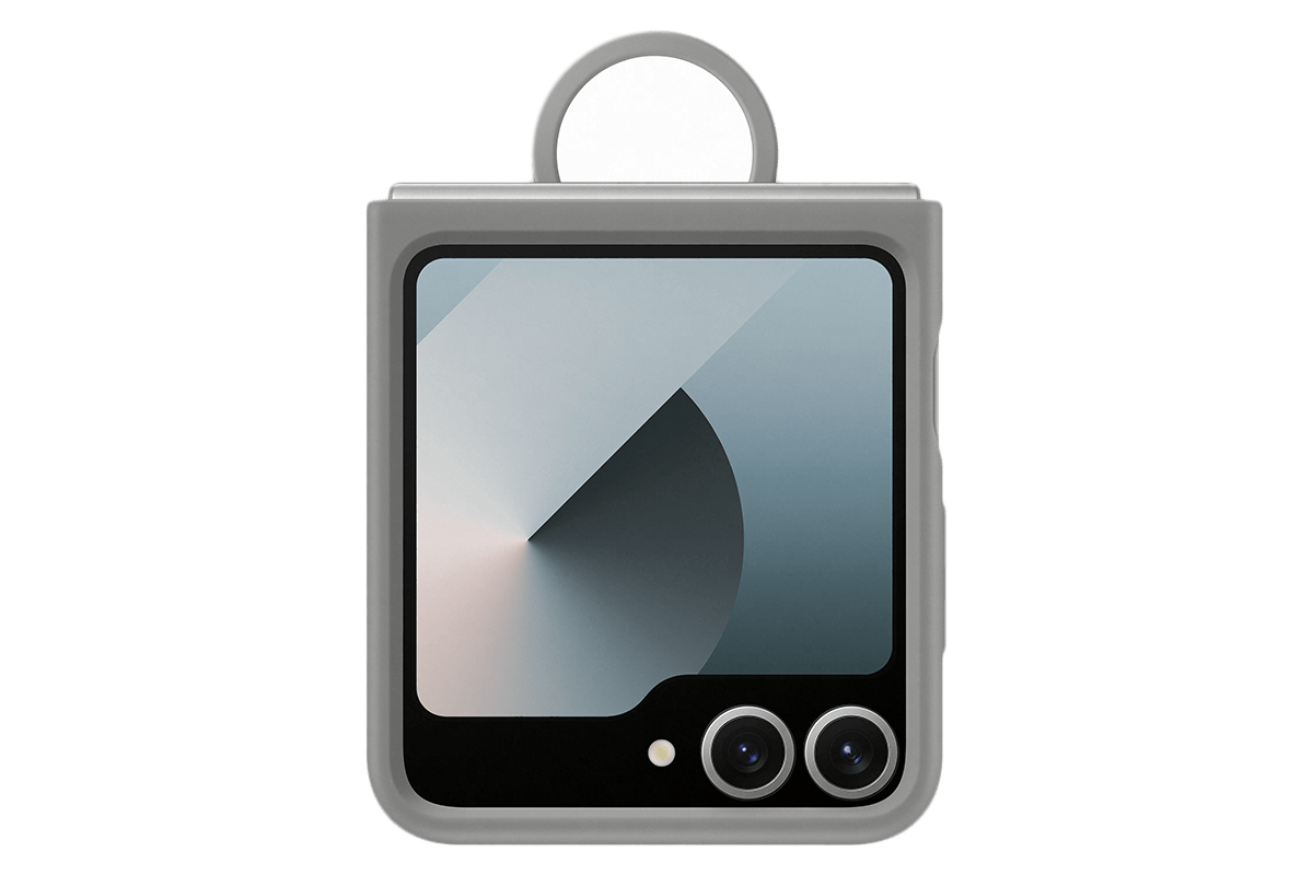 Чехол Samsung Silicone Case Z Flip 6 | Flip7 FE, серый