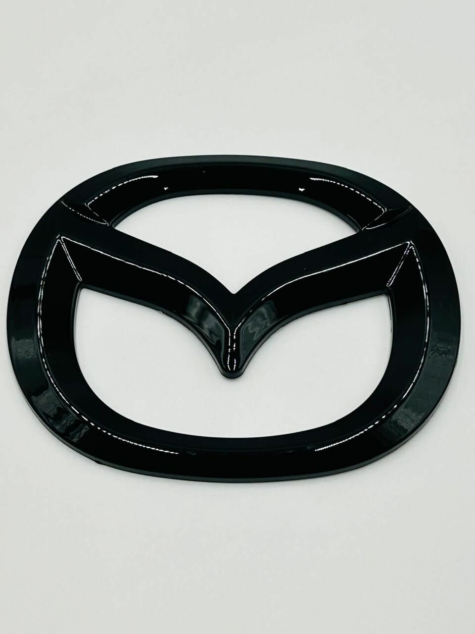Шильдик Наклейка Эмблема Mazda Black 12.2см