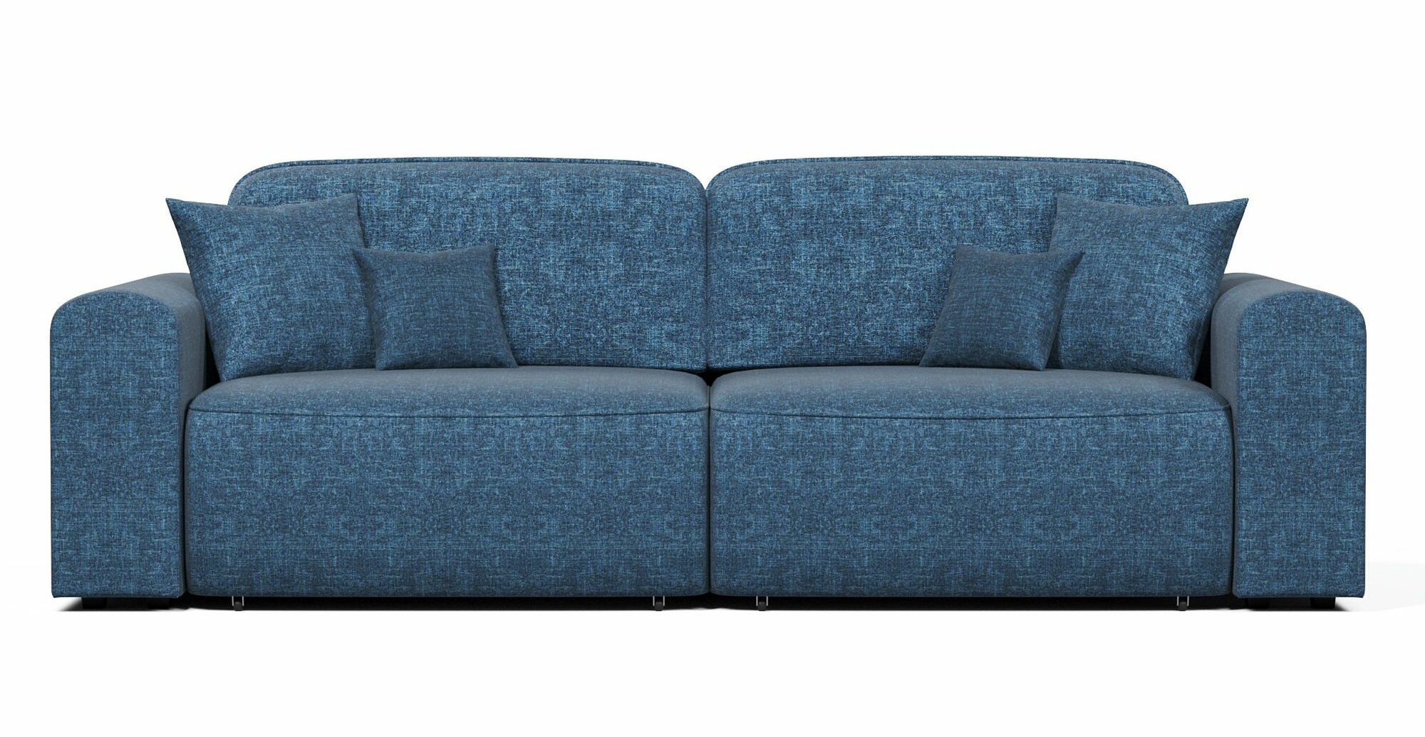 Диван-кровать King, 250х115х82 см, механизм Еврокнижка, прямой диван раскладной, с ящиком для белья