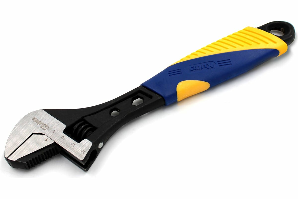 KUBIS ключ разводной 250 мм с переставной губкой 0-36/38 мм CrV HRC 44 02-04-2250