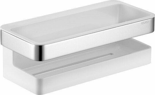 Корзинка для душа Keuco Collection Moll 12758 010000 хром \ белый