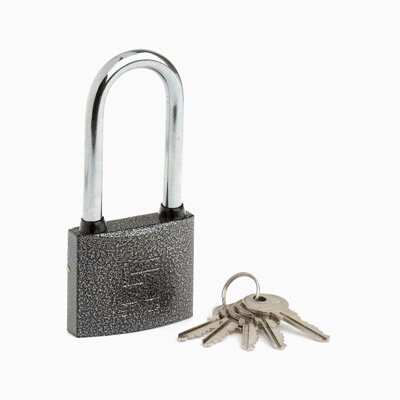 Замок навесной Аллюр HG-360C-L (ВС1Ч-360Д) полимер 5 ключей