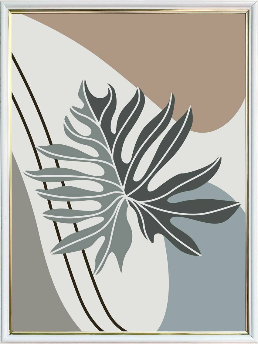 Картина "Art-Botanik-3", формат 40х40 см, Арт. СН6-30х40