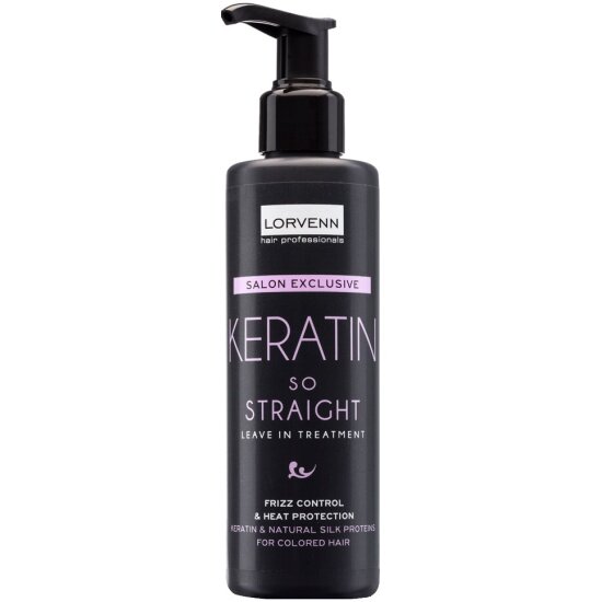 Крем для выпрямления волос Lorvenn Keratin So Straight с кератином, 200 мл