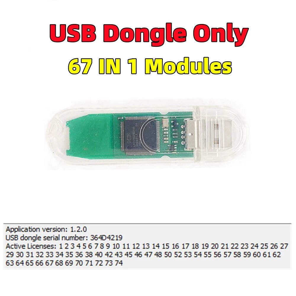 USB Dongle 67 Protocols V1.20