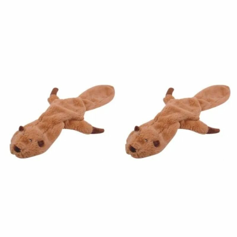 HOMEPET игрушка для собак бобер плюш, 57 см, 2шт