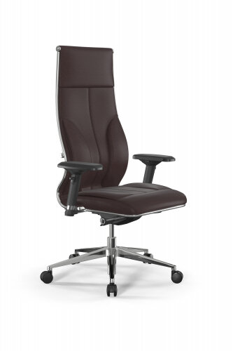Кресло руководителя Метта Samurai L1-11D - Infinity /Kc06/Wm06/D04P(M26. B32. G25. W03) Темно-коричневый