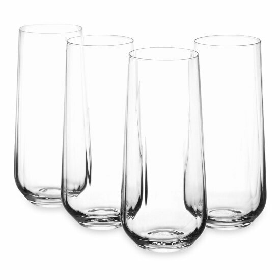 Набор стаканов для коктейлей Krosno Миксология 380 мл, 4 шт, стекло