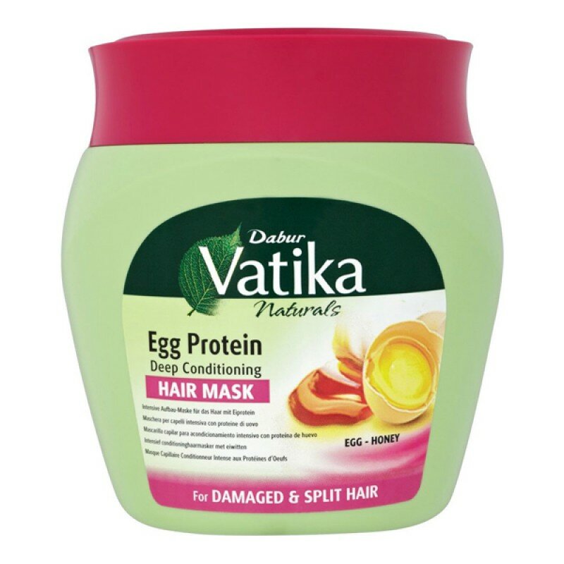 Маска для волос Глубокое увлажнение с яичным протеином марки Дабур (Deep Conditioning Egg Protein mask Dabur), 500 грамм