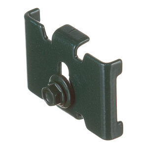 Крепление скоба-саморез для панелей 3D универсальное зеленое RAL 6005 (5 шт.)