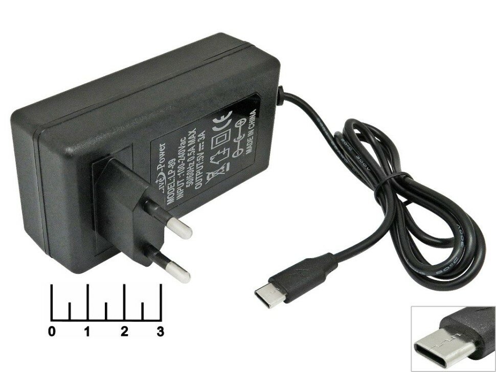 Блок питания 5V 3A LP-89 (Type C)