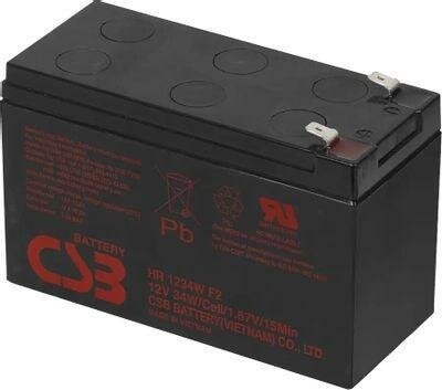 Аккумуляторная батарея для ИБП CSB HR1234W F2 12В 9Ач, черный