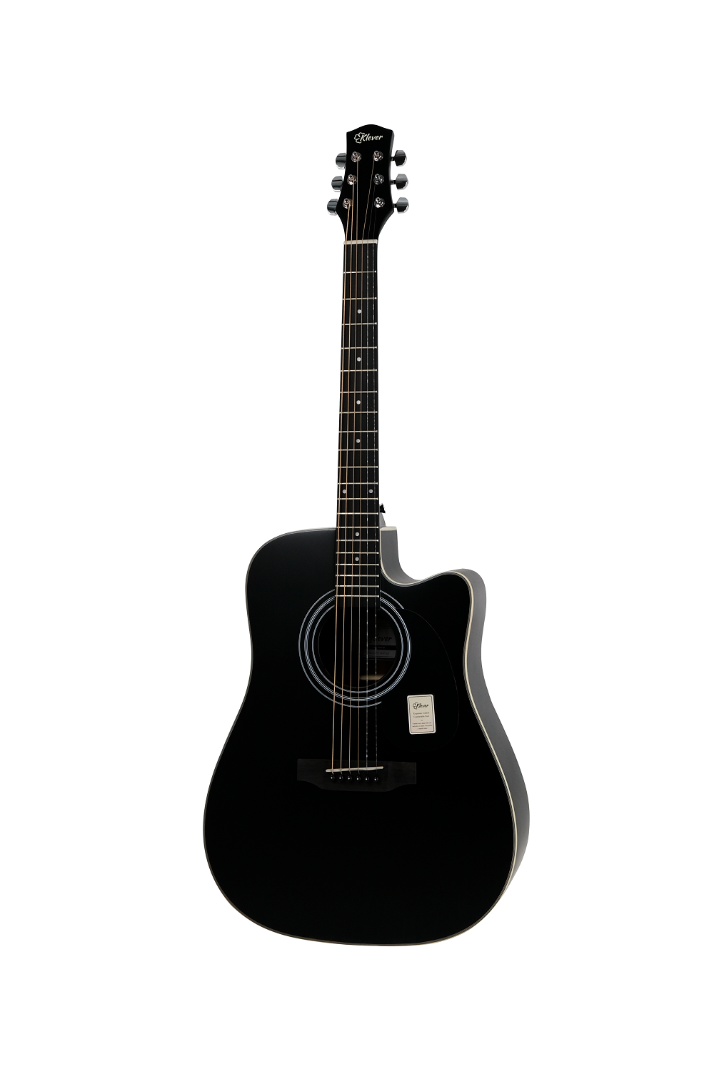 Klever KD-700S BK Гитара акустическая цельнодечная Тип корпуса: Дредноут (41")