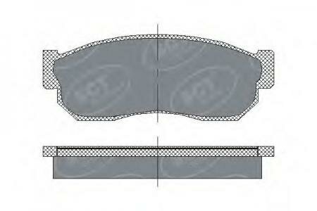 Колодки тормозные SCT SP109