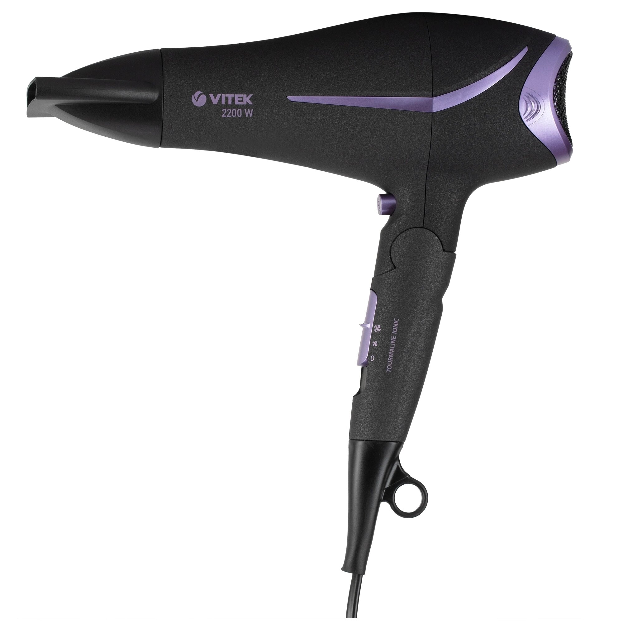 Фен Vitek VT-8207 графитовый, 2200Вт