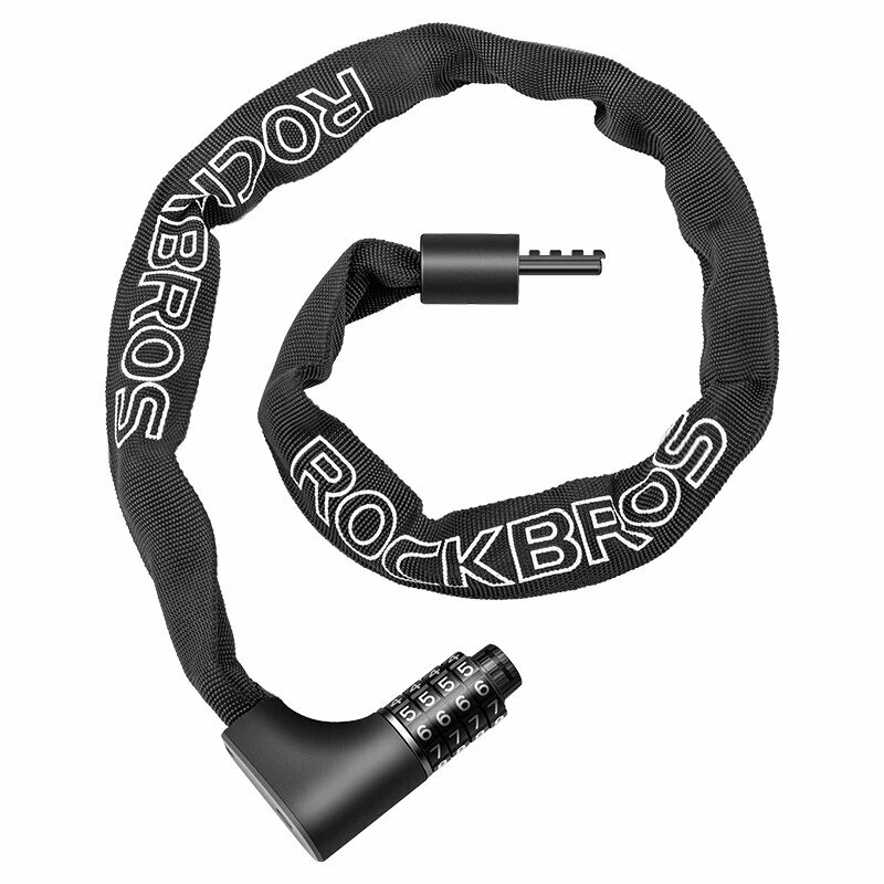 ROCKBROS Черный цепной замок для велосипеда, 535 password