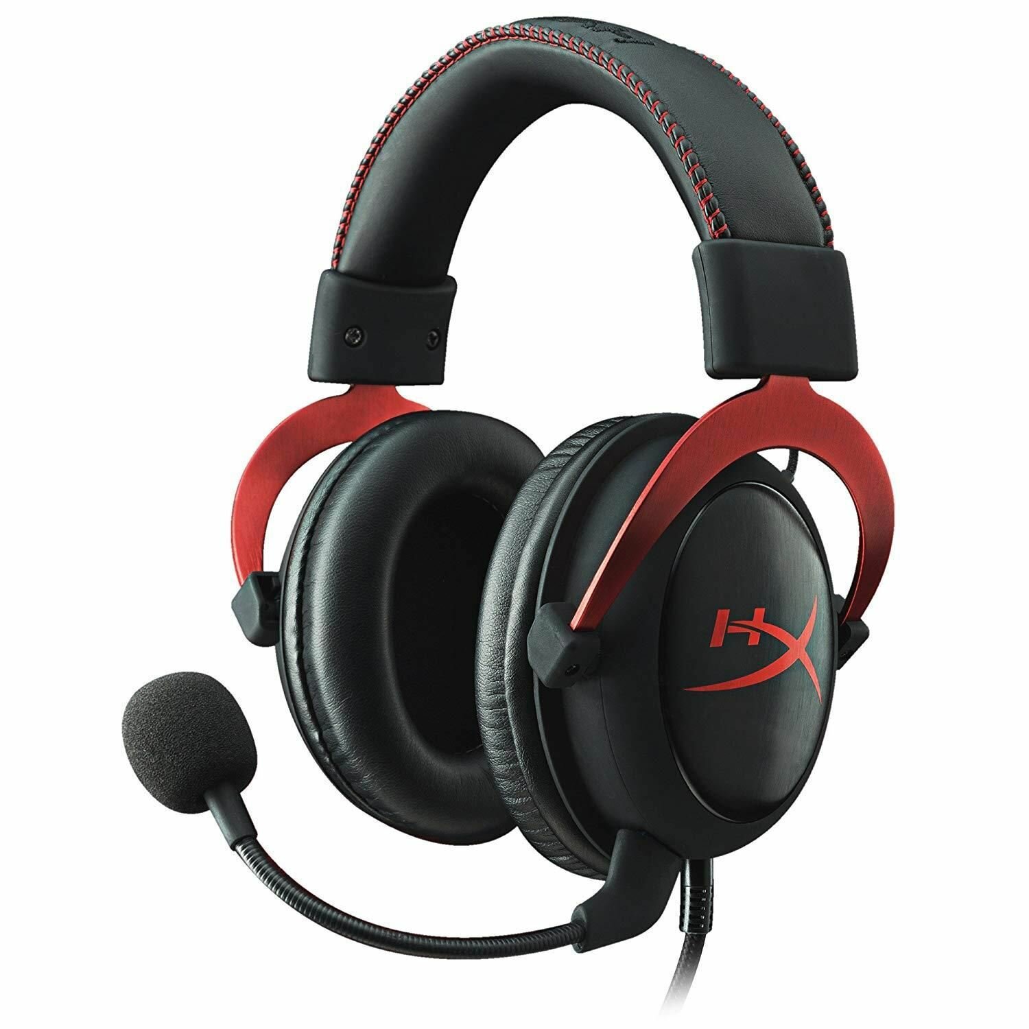 HyperX Наушники проводные с микрофоном HyperX Cloud 2, Радиоканал, 3.5 мм, USB Type-C — фото 1