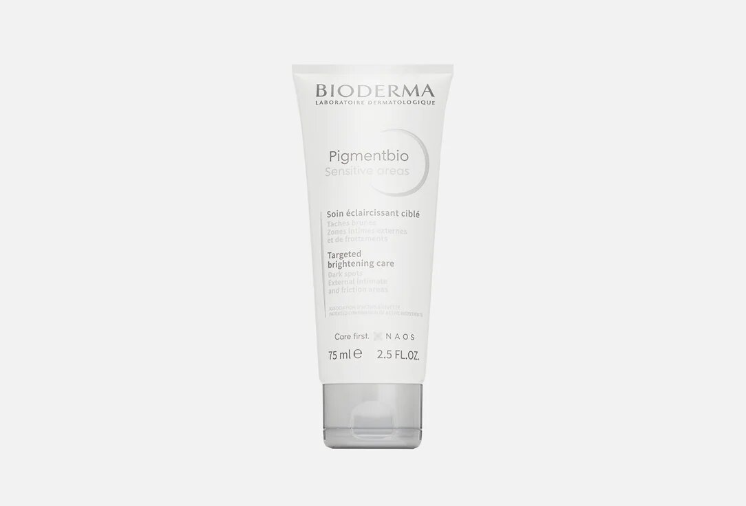 Осветляющий крем для чувствительных зон Bioderma PIGMENTBIO, 75 мл