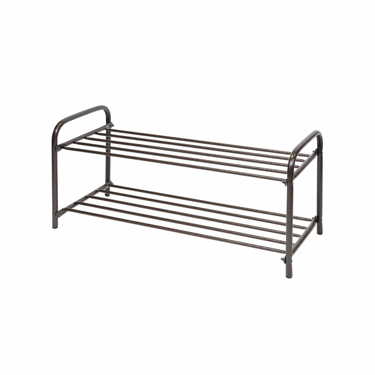 Этажерка для обуви Ника Комфорт 2, 2 полки, 79 x 33 x 36 см, медный антик
