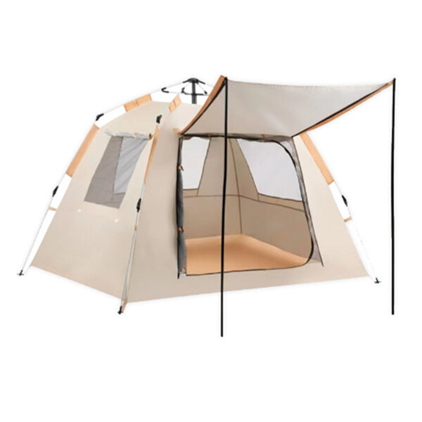 Палатка однослойная, полуавтоматическая с одой дверью и тремя окнами, 2000x1500x1350 мм