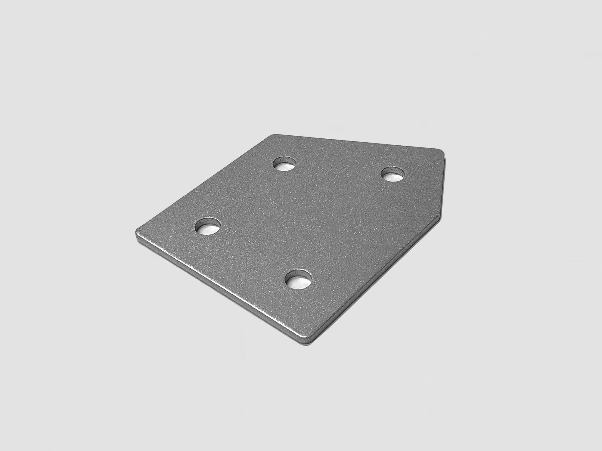 У-соединитель 30 градусов 4 отв, паз 10, F55 / 1 шт / соберизавод / пластина крепежная