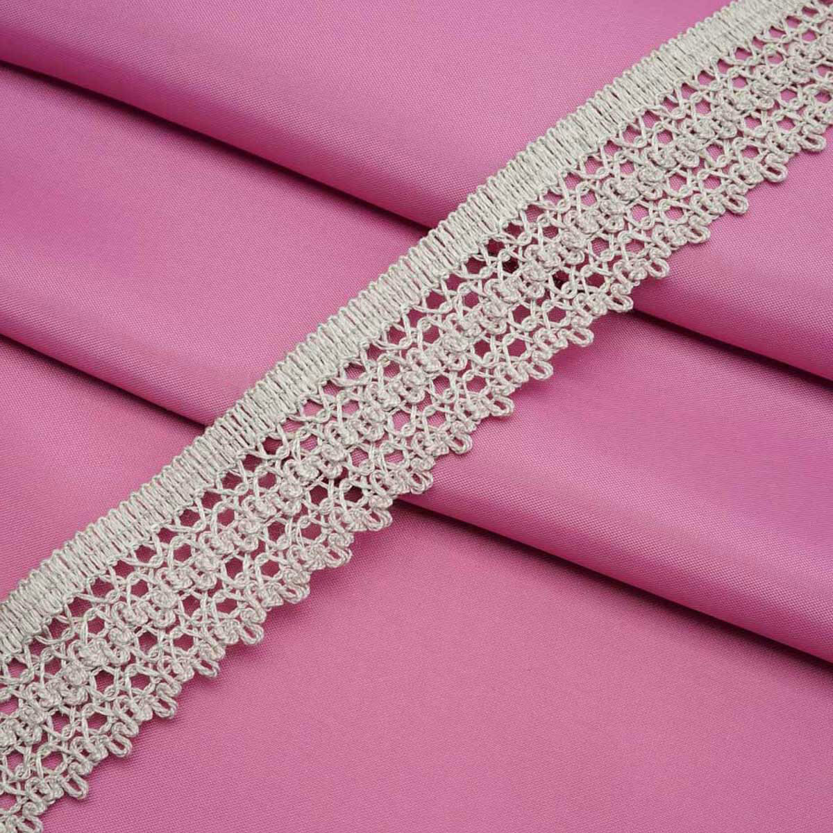 Р60001 Тесьма отделочная 30мм*25м (хлопок 26%, лен 54%, полиэфир 20%) односторонняя (071 льняной)