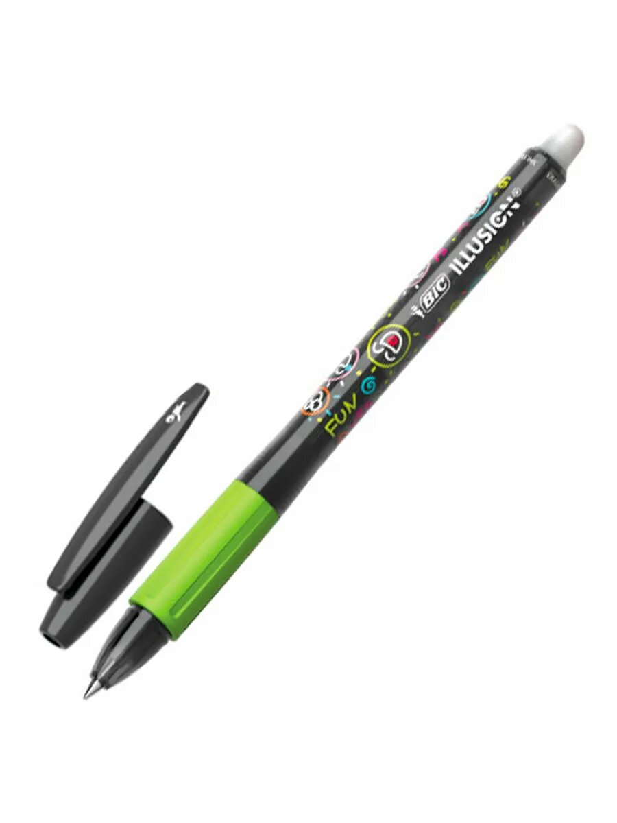 Ручка гелевая стираемая 0,3 мм черная