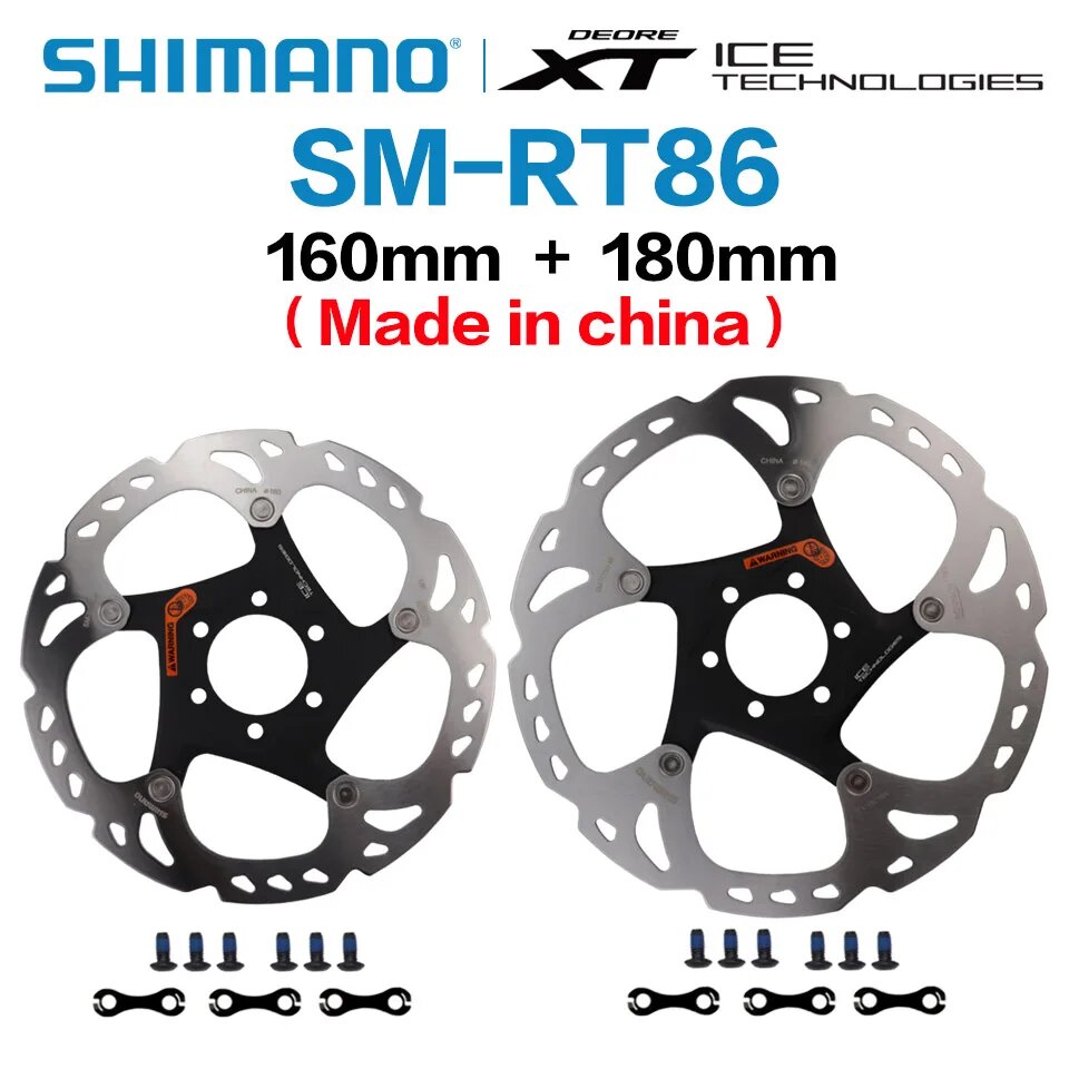 Тормозной диск SHIMANO XT RT86 160/180 мм Ice Point Technology 160 180(China) bulk