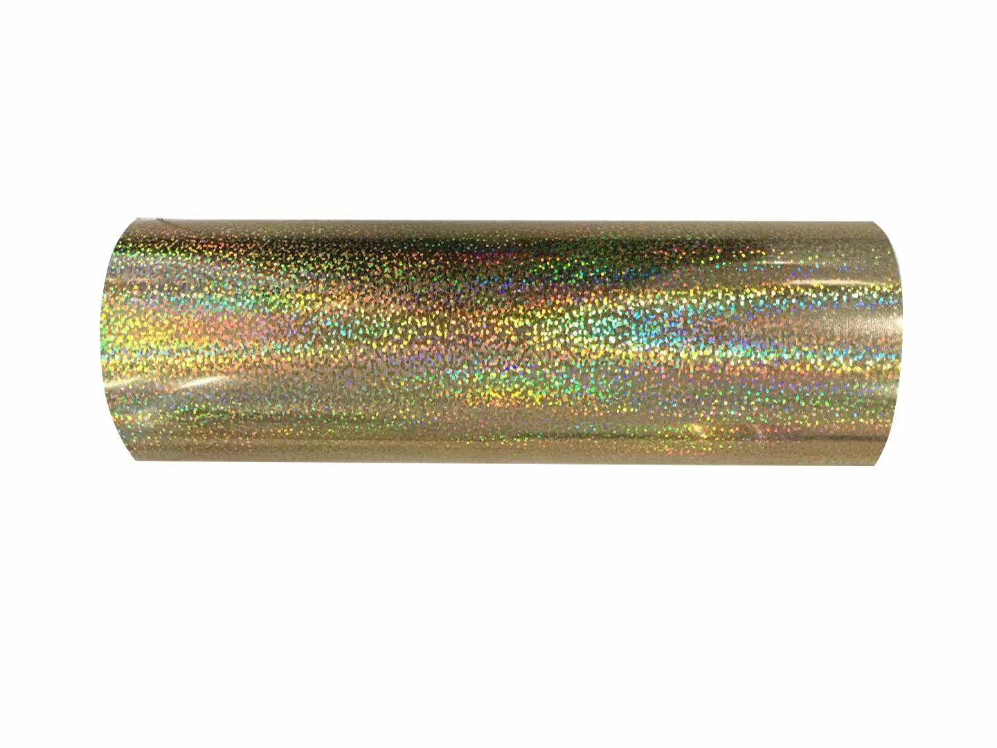 Холографическая термотрансферная пленка Rainbow PVC для футболок laser gold