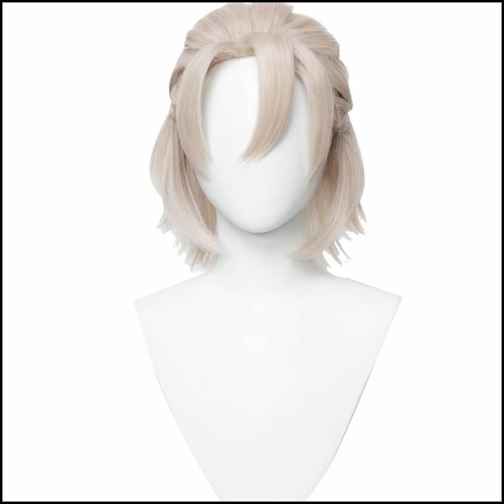 Anime Manga Game Genshin Impact Albedo Halloween Carnival Party Cosplay Wig мультфильм аниме косплей парик -sz