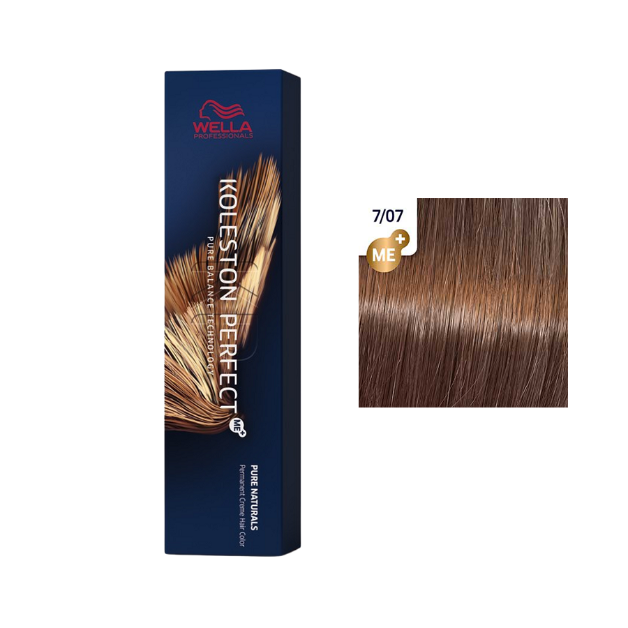 Wella Koleston Perfect ME+ 7/07 - Стойкая краска олива 60 мл