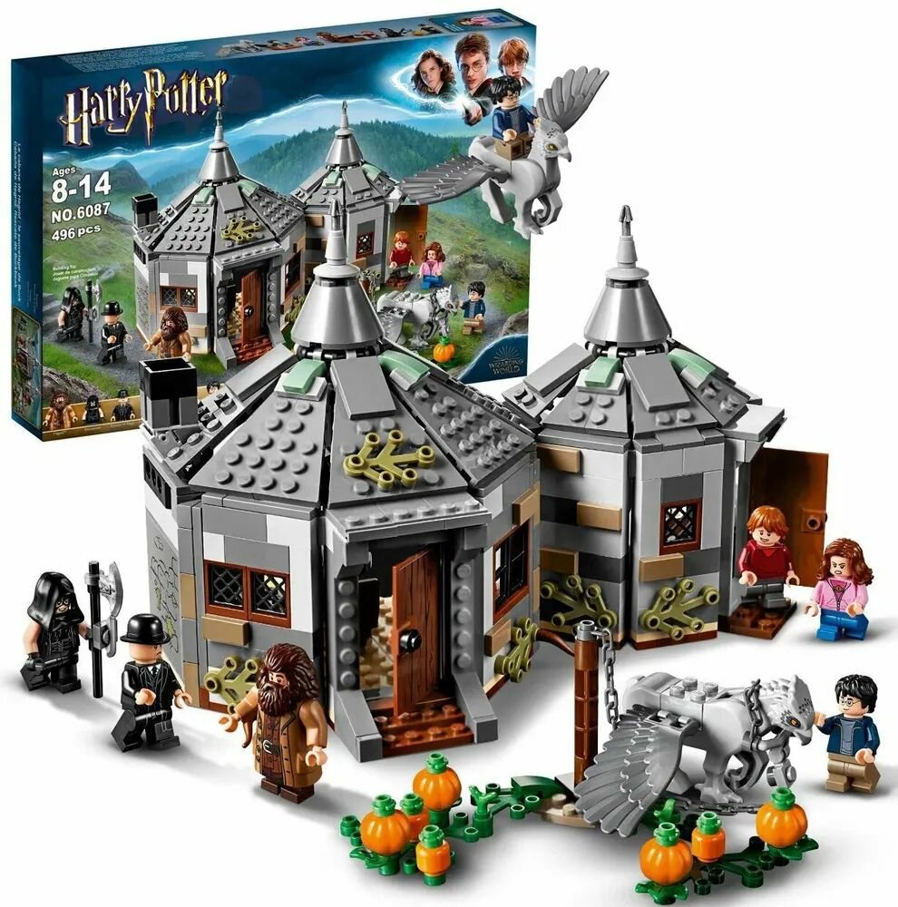 Конструктор Гарри Поттер Дом Хагрида / Harry Potter / 496 деталей