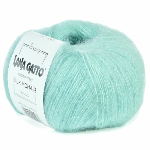 Пряжа Lana Gatto Silk Mohair 30793 (2 мотка по 25г/212м) мята