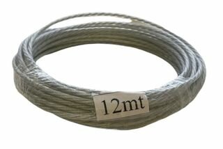 Трос тента (пломбировочный) TIR 12м D 5.5mm (метал. в оболочке ПВХ)