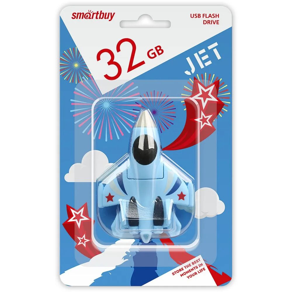 USB флеш накопитель 32 Gb SmartBuy Wild series Истребитель (SB32GBFI)