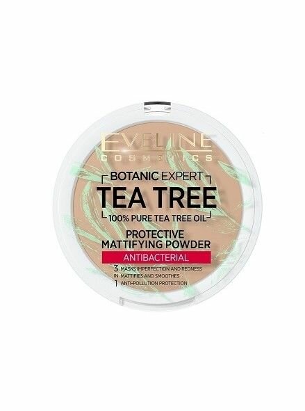 EVELINE Botanic Expert Матирующая антибактериальная пудра для лица 3 в 1 004 beige