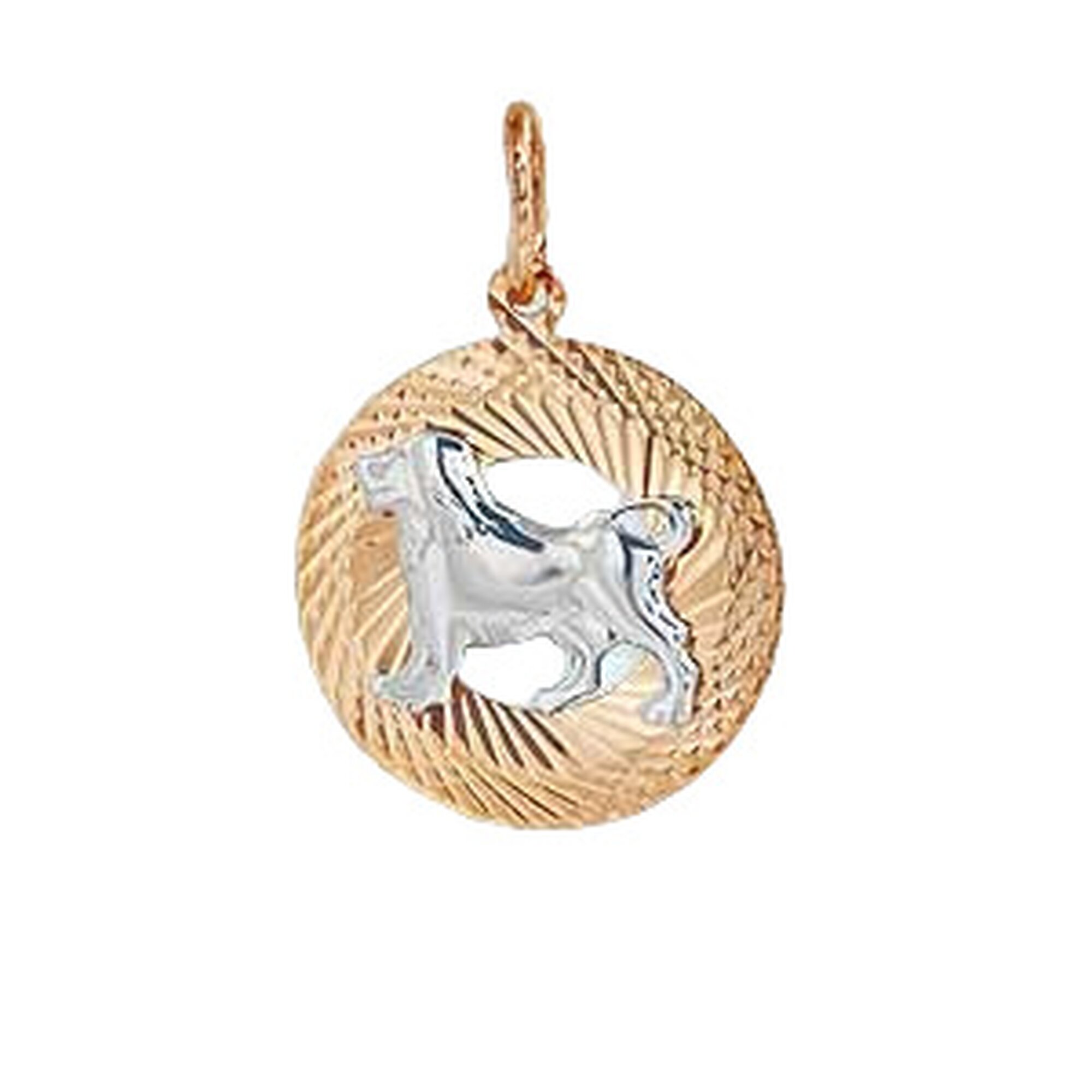 Подвеска, красное золото, 585 проба