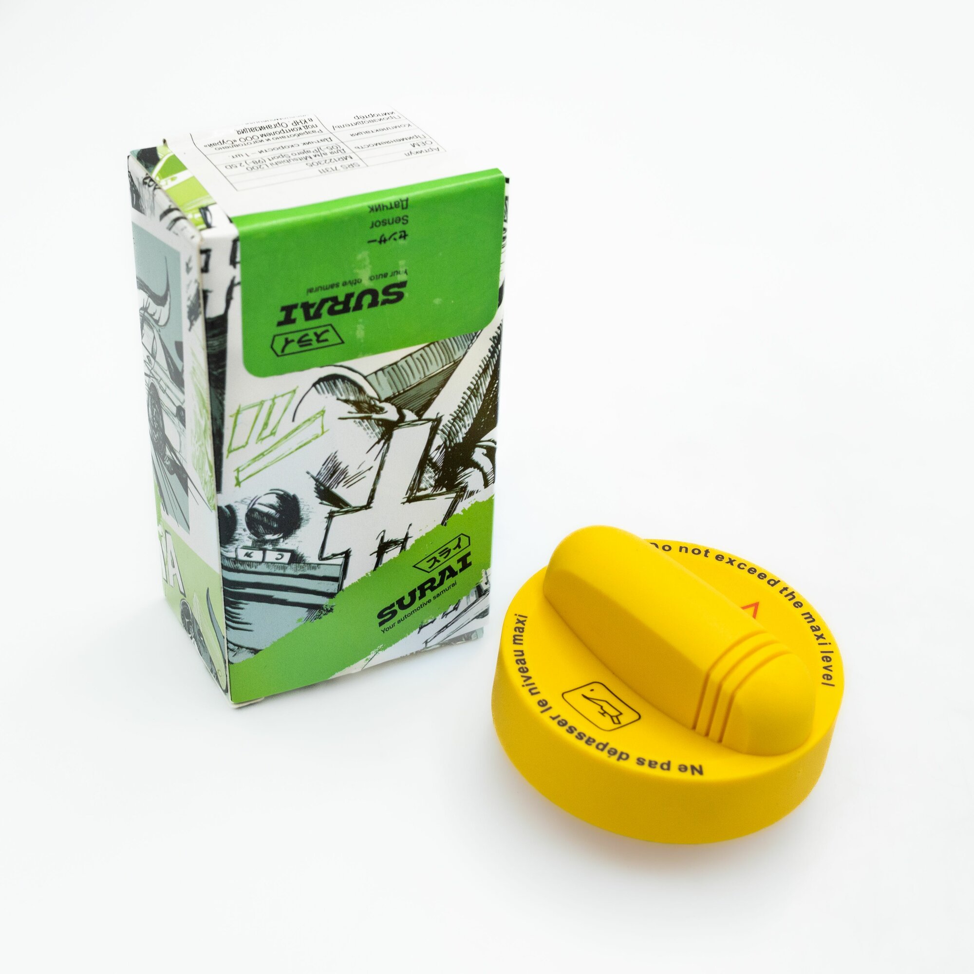 Крышка маслозаливная SURAI для Renault Logan (I), Megane (II), Лада Ларгус 8V (SRS 00097, аналог 8200800258)