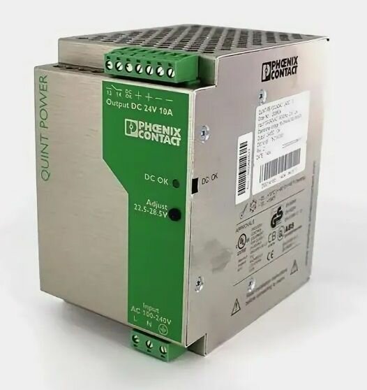 Источники питания Phoenix contact QUINT-PS-100-240AC/24DC/10 арт. 2938604