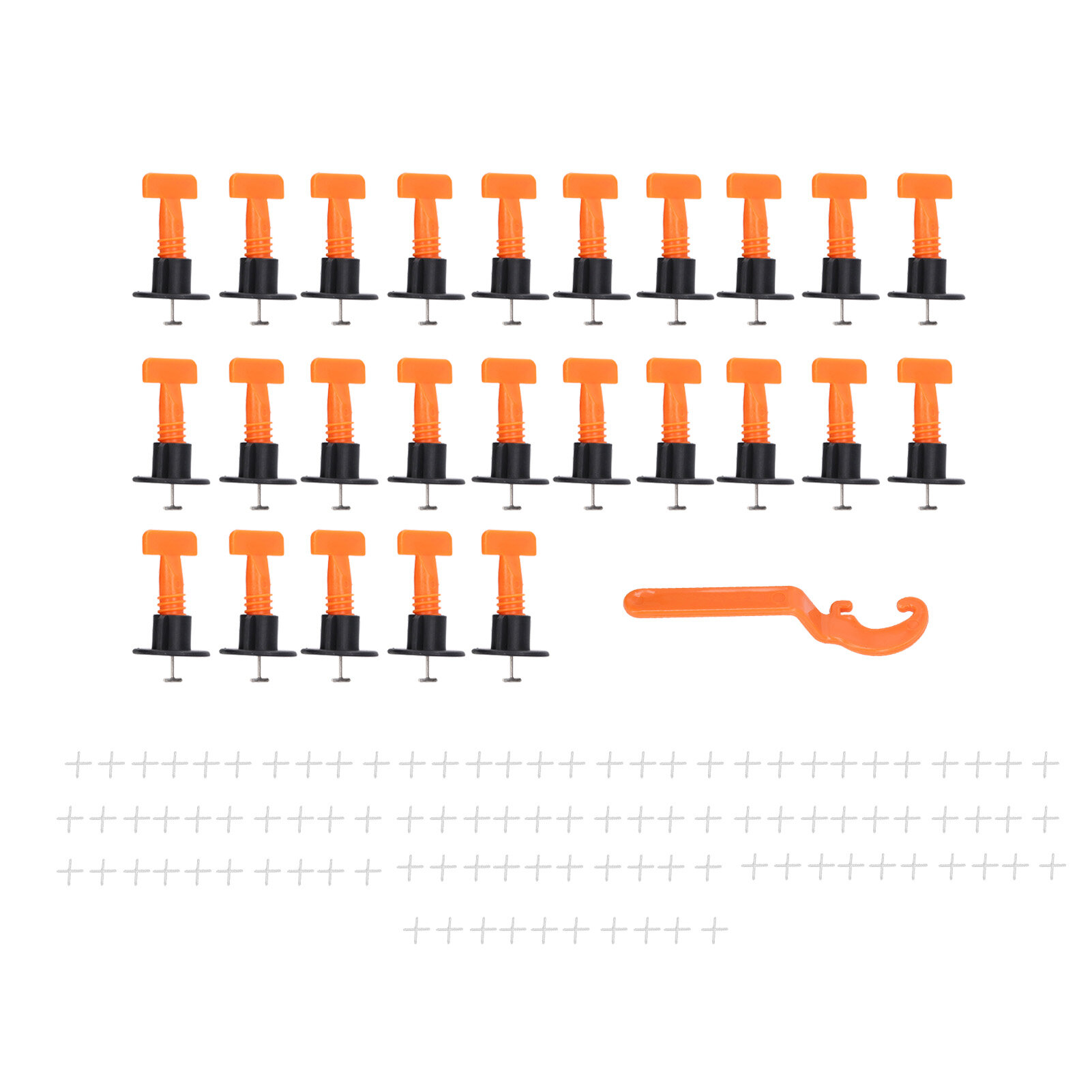 Набор для выравнивания плитки, уровень, клинья, для пола и стен