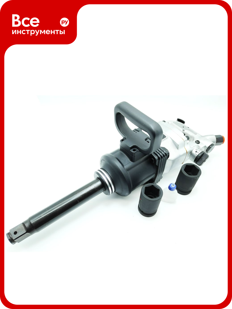 Гайковерт BRANN пневматический 3500 Нм, 1" BPT-3500T, эргономичный, труднодоступных местах