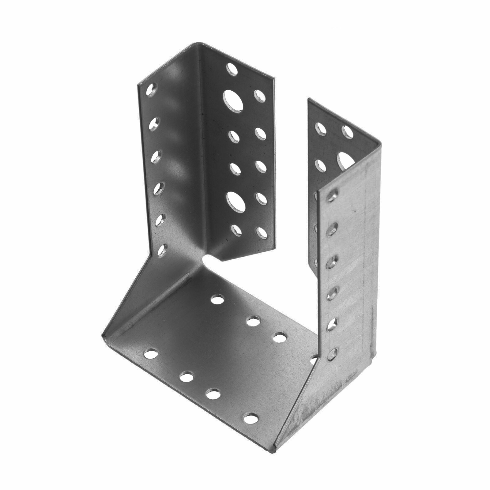 Опора бруса закрытая 100/140 ОВRz стальная , оцинкованная 140х76х100 "МастерБолтиков" ( 2 шт )