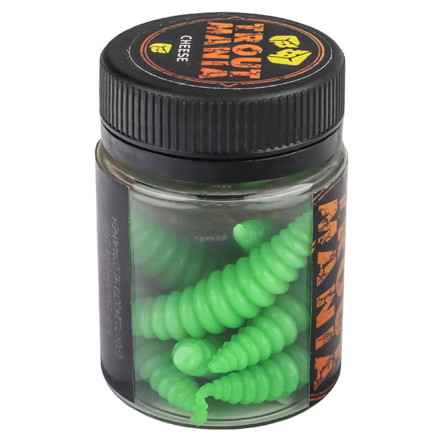 Приманка силиконовая (мягкая) TRIXBAIT FIFA CHEESE (TBF17-005 / 1.7" / 005 Lime)