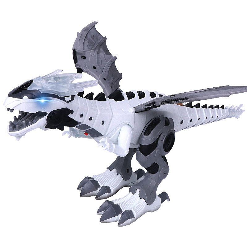 Игрушка dinosaur captivating water spray with fire breathing design, white
