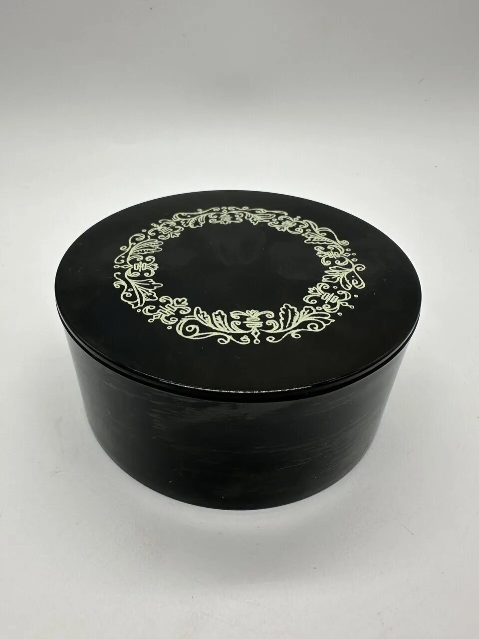 Шкатулка для украшений Карболит расписная винтажная ссср 60 годы